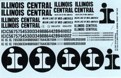 Illinois Central General Freight Set 1972-1987
